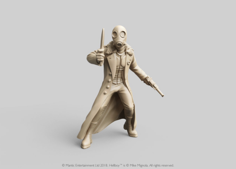 3D miniatures for Hellboy boardgame- Barruz Studio