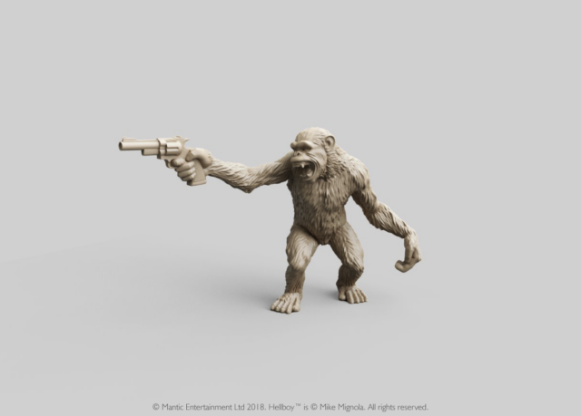 3D miniatures for Hellboy boardgame- Barruz Studio