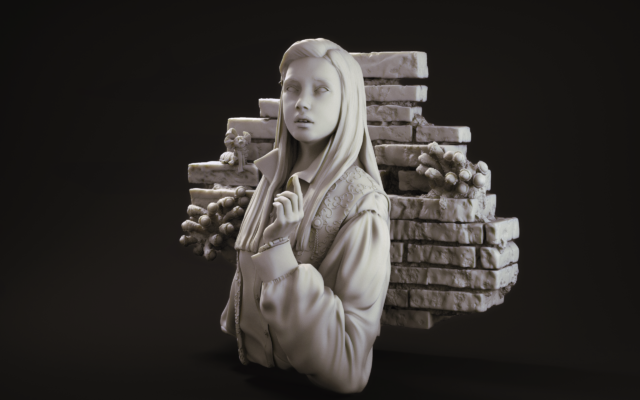 Labyrinth film 3D miniatures development - Barruz Studio