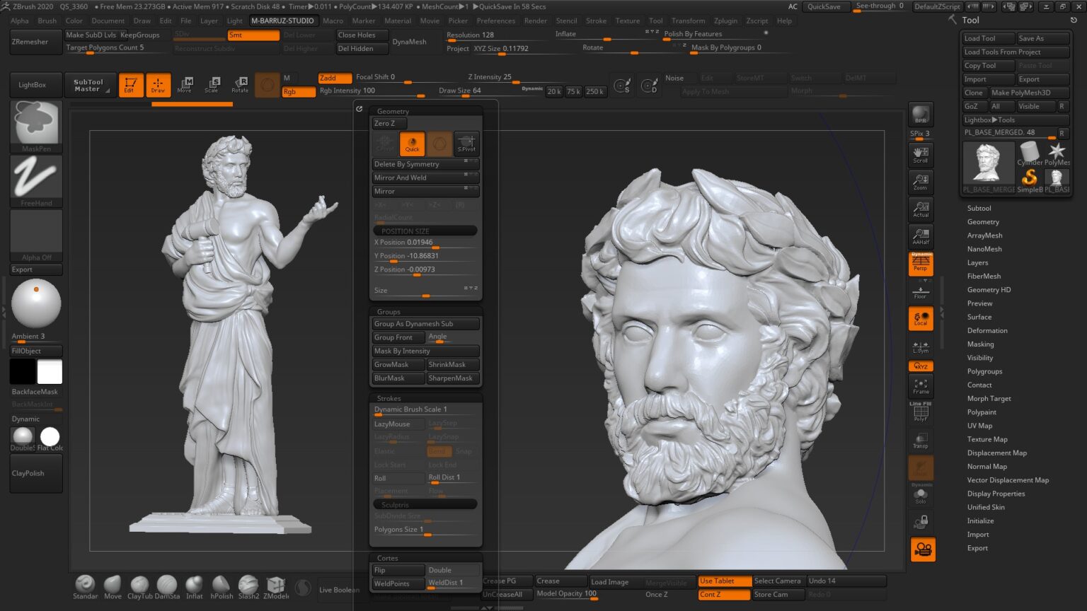 Servicios de escultura 3D y pre-impresión 3D - Barruz Studio